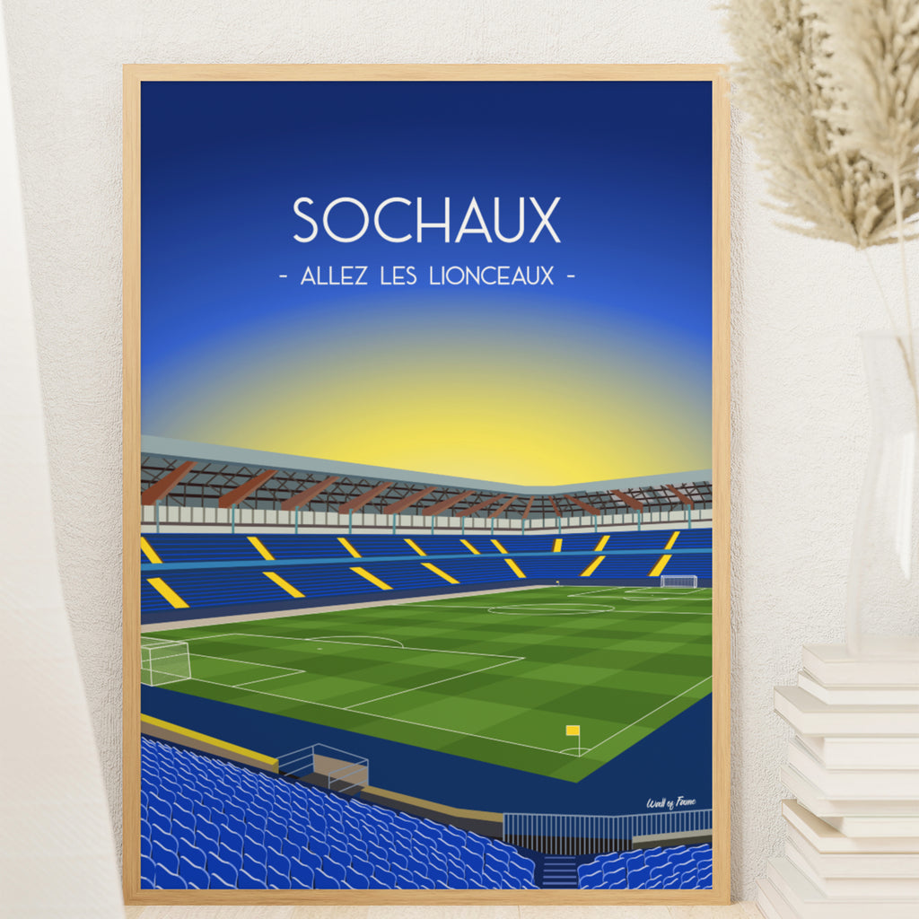 Affiche Sochaux football - Stade Bonal