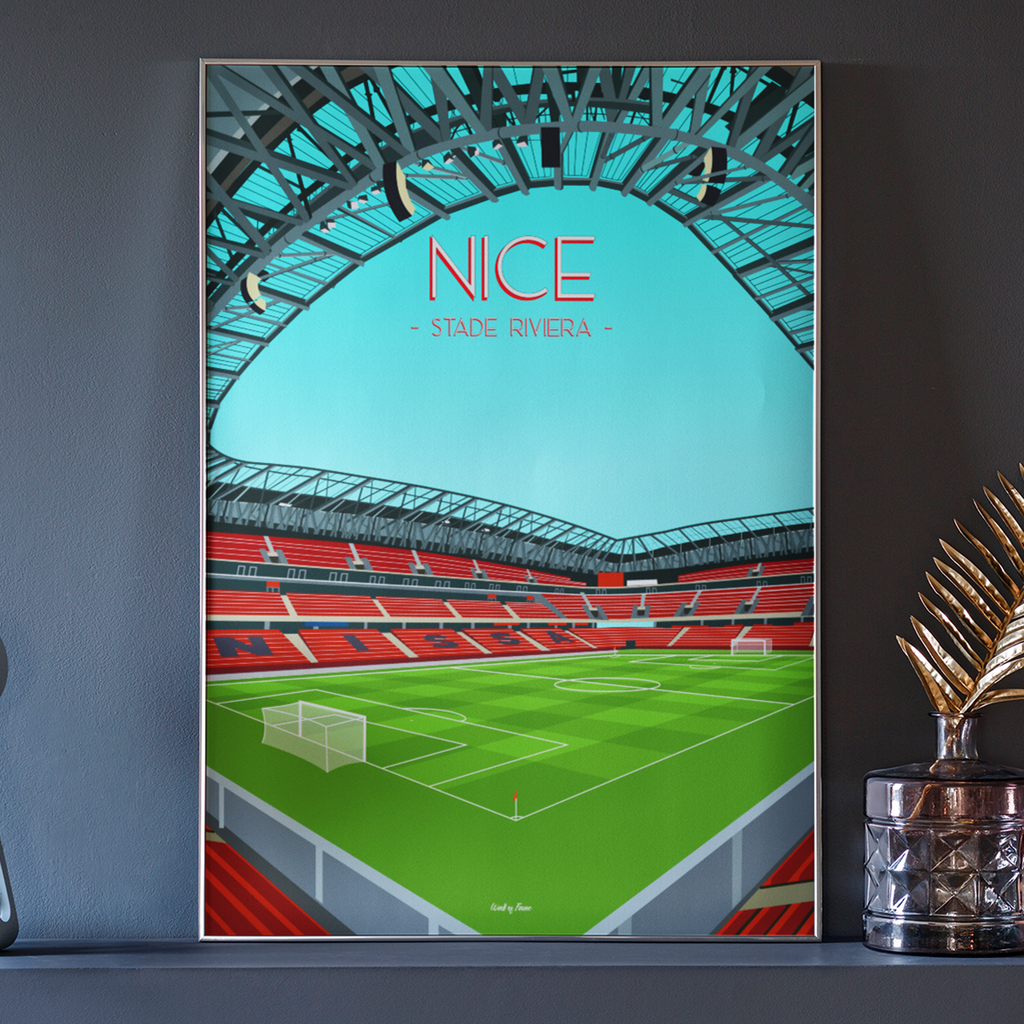 Affiche Nice football - Stade Riviera