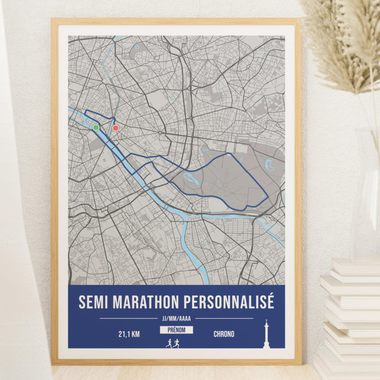 Affiche marathon personnalisable | Poster running