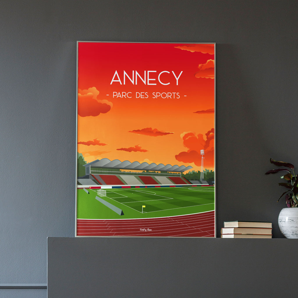 Affiche football Annecy - Parc des Sports