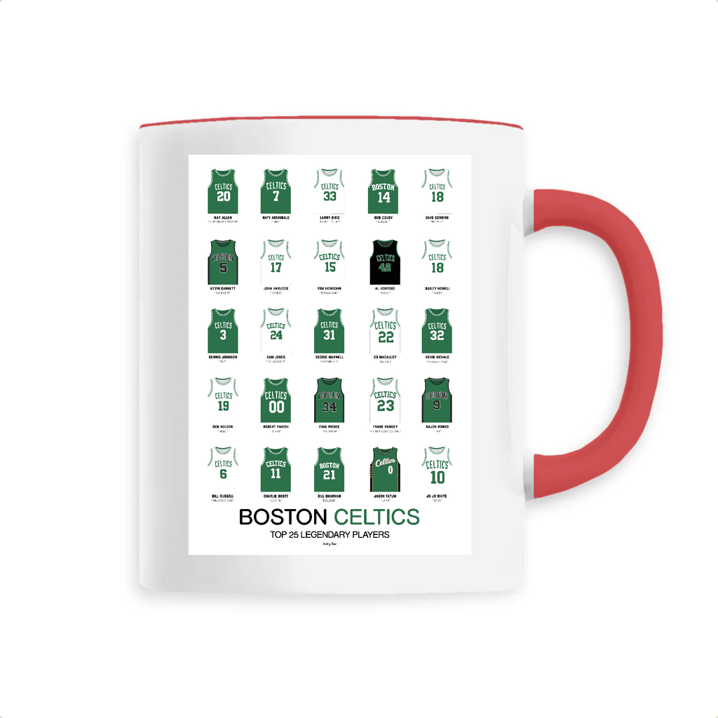 Mug Boston Celtics - Top 25 players
