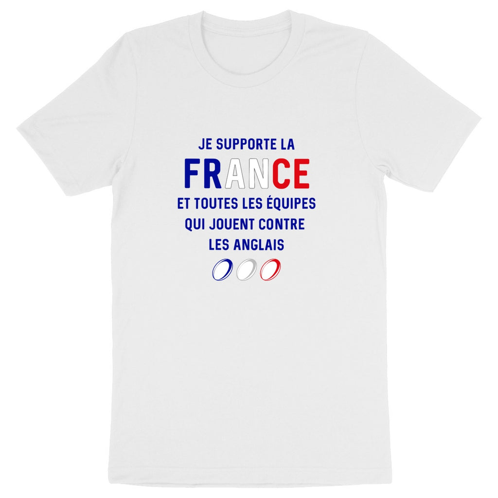 Tshirt Je Supporte la France Rugby - Homme et Femme