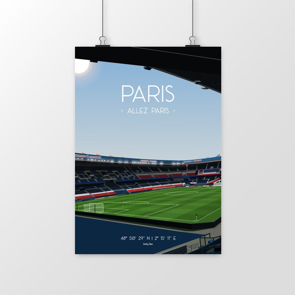 Affiche Paris - Stade de football